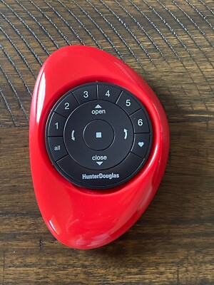 Hunter Douglas PowerView New Black Remote with Red pebble Gen 2 | eBay