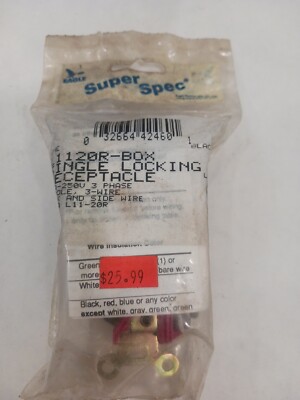 EAGLE L-1120R-BOX 20A 250V 3PH Locking Receptacles | eBay