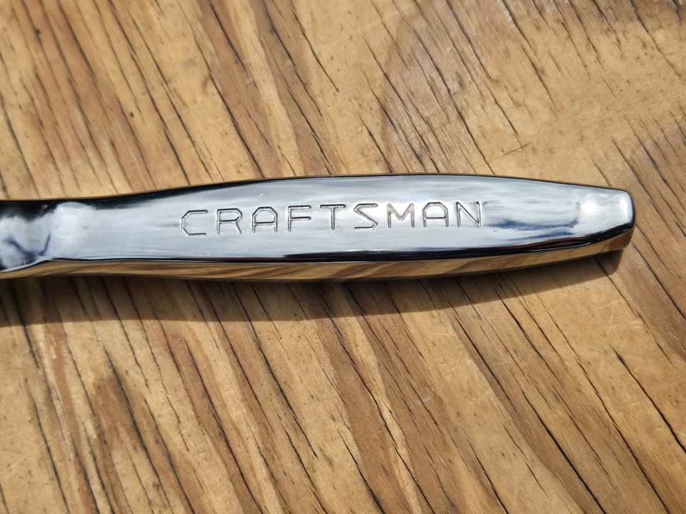 NOS Vntg SEARS Craftsman 3/8” Drive Thin Profile Ratchet ON HANG TAG ...