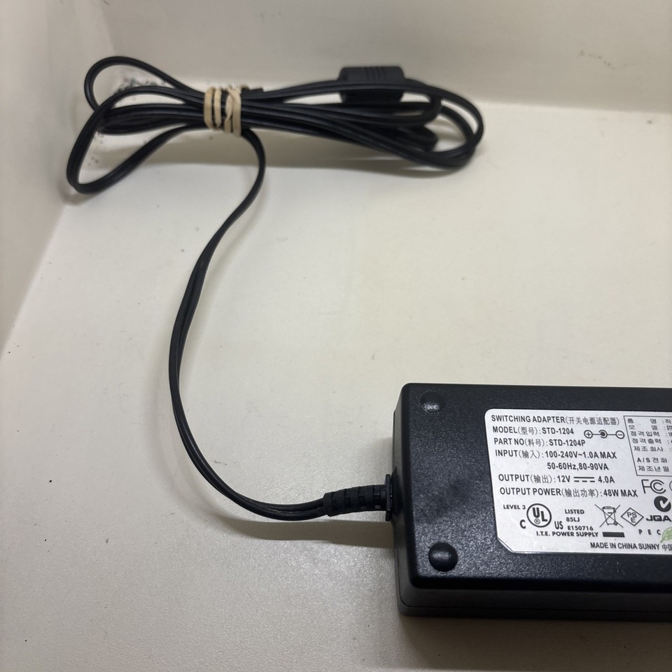 Simple tech Adapter Tech Power Supply STD-1205 AC Adapter 12V 5A 5.5x2 ...