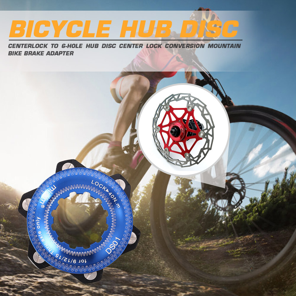 Centerlock to 6-hole Hub Disc Center Lock Conversion Bicycle Adapter ...