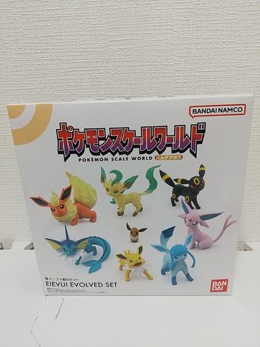 Pokemon Scale World Paldea Region Eevee evolutions Set Figure 1/20 ...