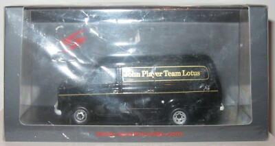 Spark 1:43 S2697 Black 1973 Ford Transit Team Lotus Factory Cellophane ...