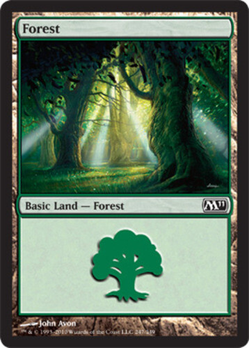Basic Lands 10 MTG Forest (247), NM-Mint, English Magic 2011 | eBay
