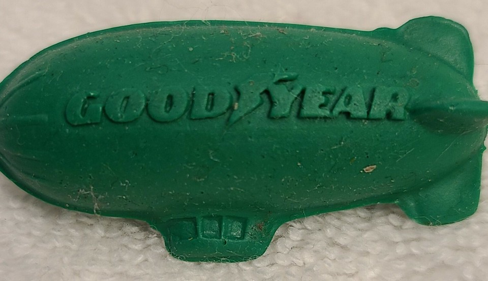 2 VINTAGE NEW GOODYEAR BLIMP Rubber Erasers 1970's RARE | eBay