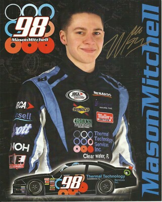 Mason Mitchell ARCA Racing Original Autograph 8x10 Signed Hero Card | eBay