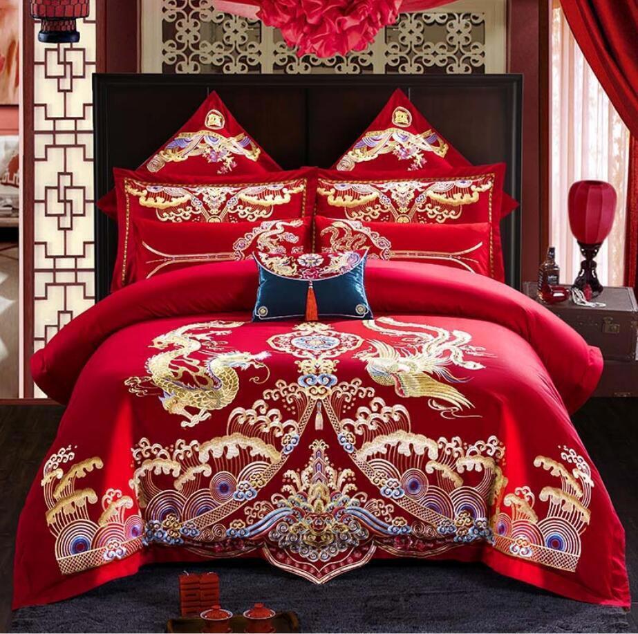 Oriental Bedding China Supplier Luxury Bedding Set King Queen Size