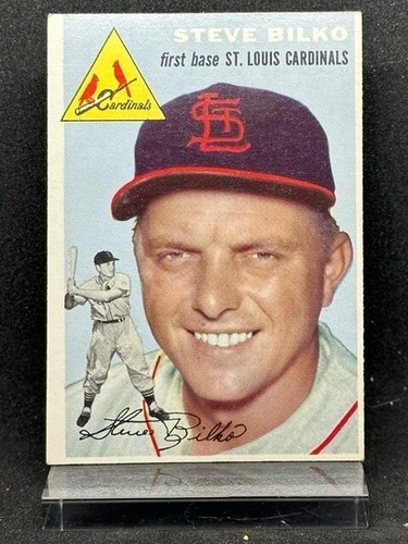 Steve Bilko 1954 Topps Baseball St. Louis Cardinals First Base Card No ...