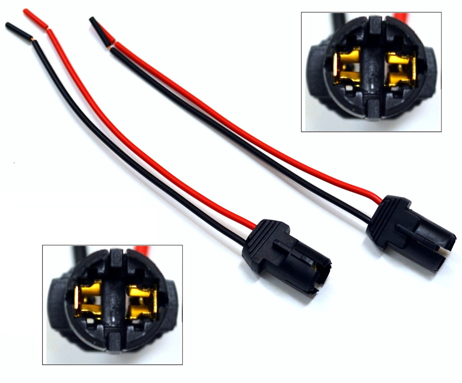 Universal Pigtail Wire Female Socket 168 T10 PBL Rear Side Marker Light ...