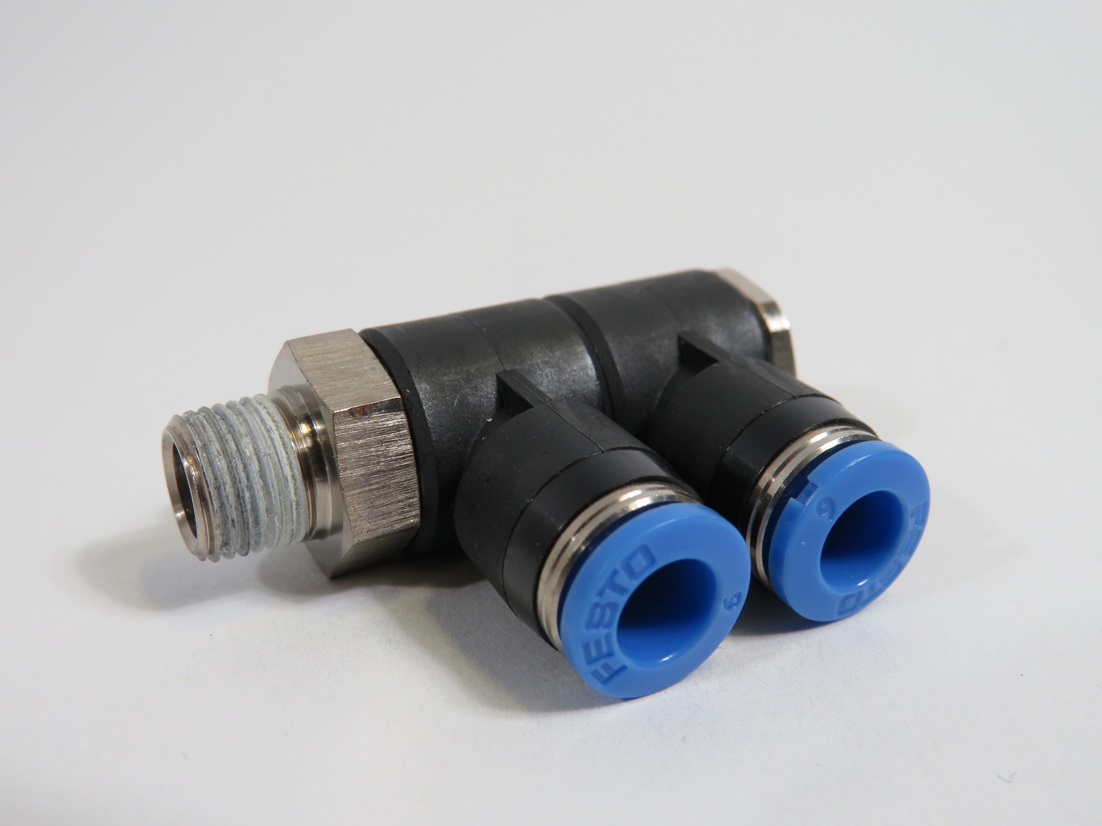 Festo 153212 QSLV2-1/8-6 Multiple Distributor R1/8" Thread 6mm Tube OD ...