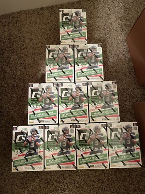 Panini 2020 Donruss Football NFL Holiday Blaster Box 10 Pack (Lot Of 10 ...
