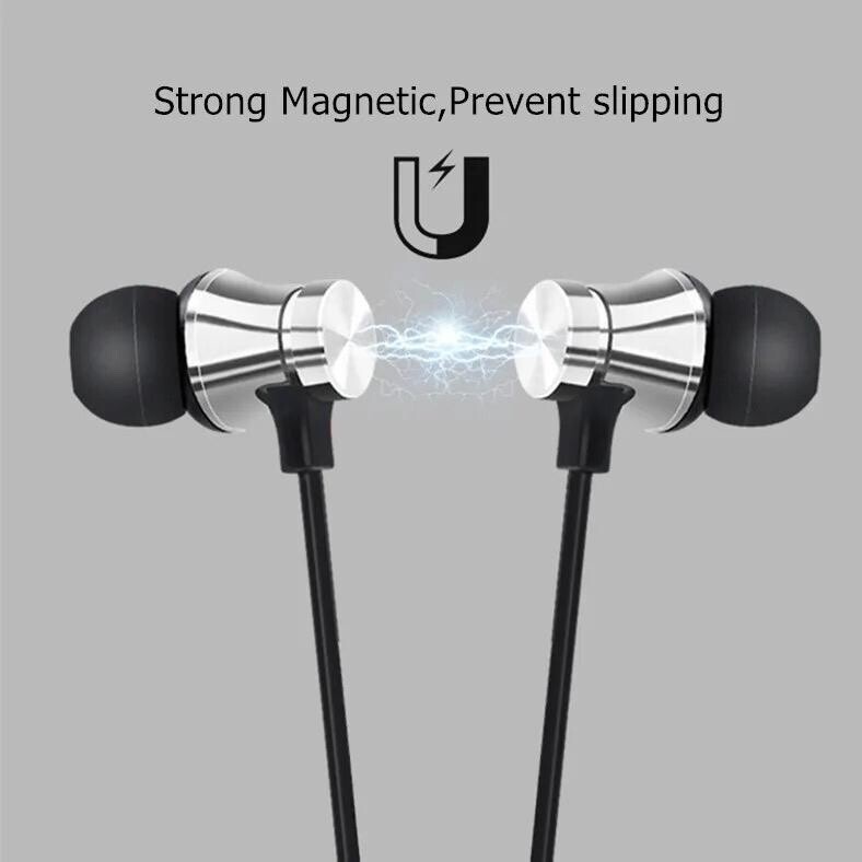 Magnetic Wireless Bluetooth Earbuds Waterproof Stereo Headset With mic ...