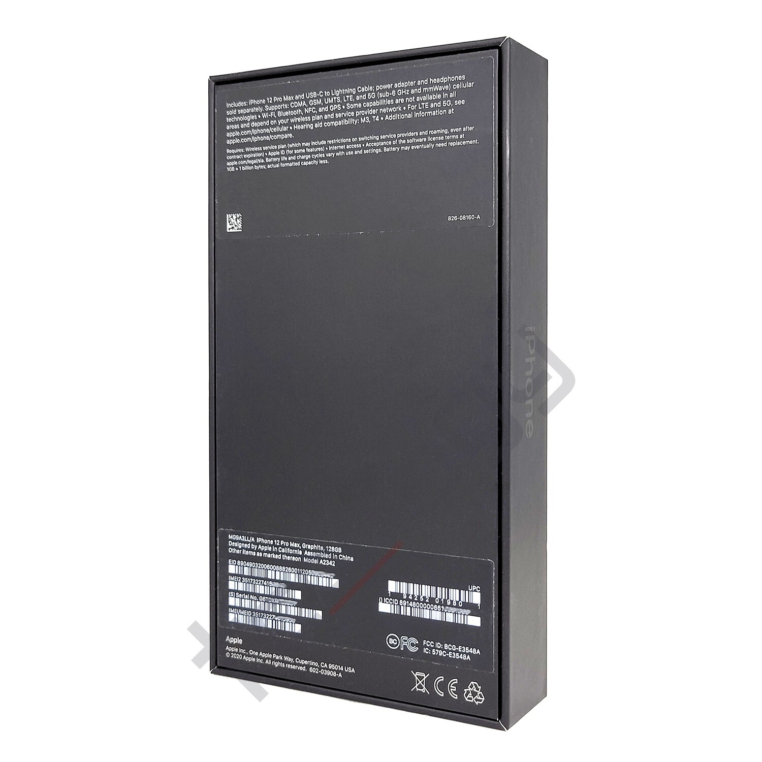 Original Box for Apple iPhone 12 PRO MAX with SIM Ejector & Manuals ...