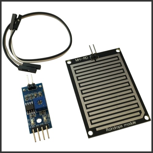 Regensensor Modul YL-38 Nässesensor Regentropfen Sensor für Arduino ...
