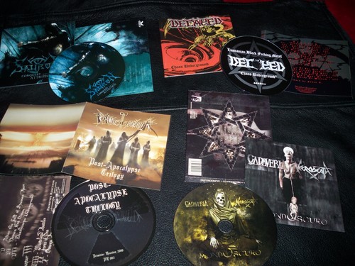 4 CD LOT: CADAVERIA / NECRODEATH + BLOODHAMMER + DECAYED Chaos ...