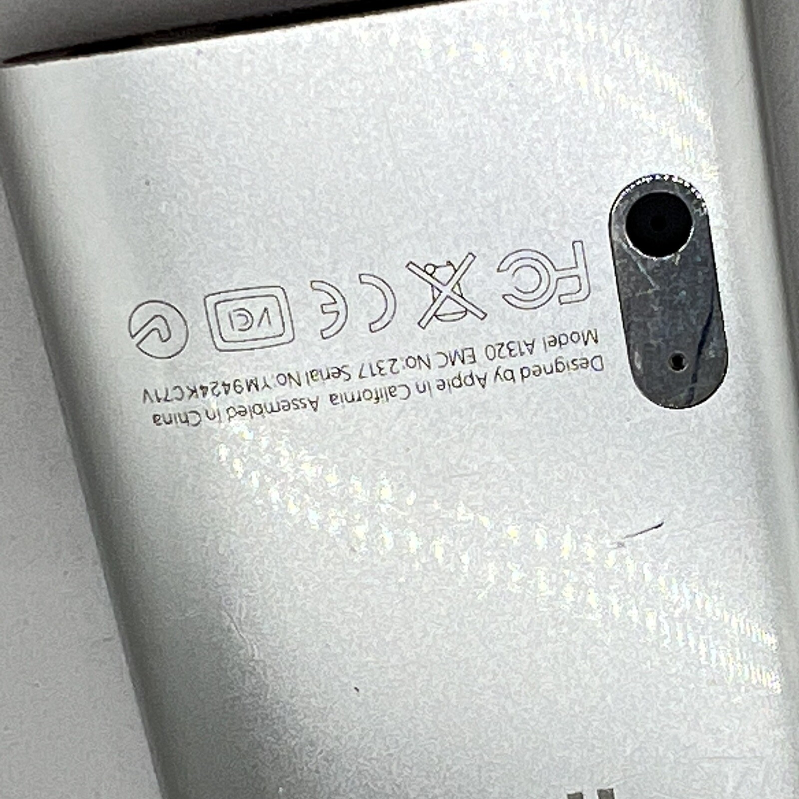 Apple A1320 iPod Nano Silver 5th Generation 8GB - Tested & Working ...