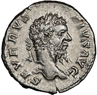 Septimius Servus, Roman Empire AR Denarius, (193-211 AD) NGC AU | eBay