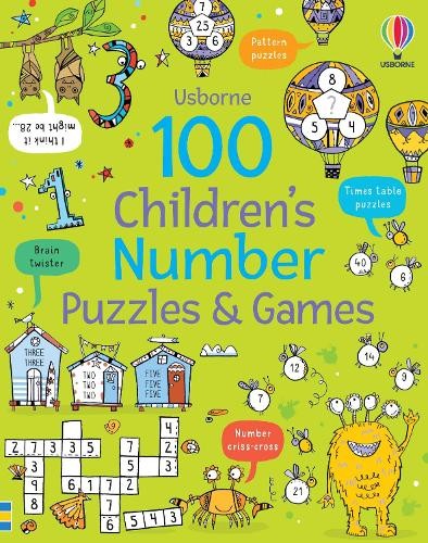 Phillip Clarke 100 Children's Number Puzzles and Games (Paperback) (UK ...