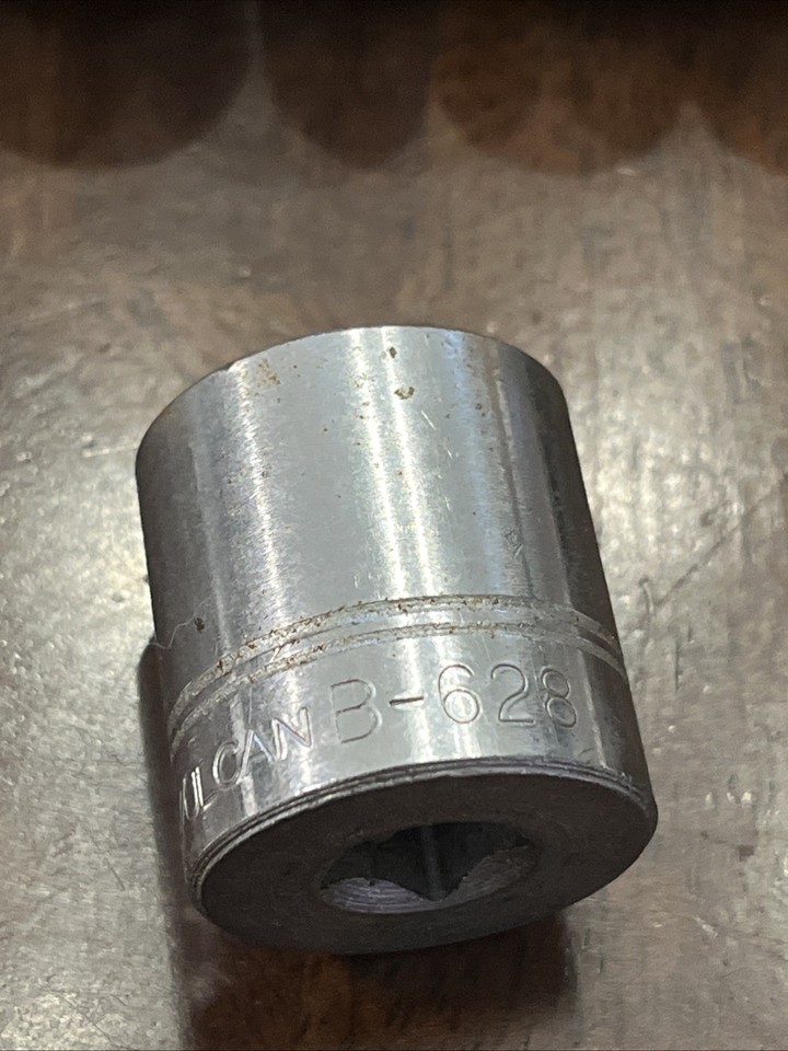 Vulcan & Williams Tools USA 8 Piece 3/8" Shallow 6 Pt Chrome Socket #B ...