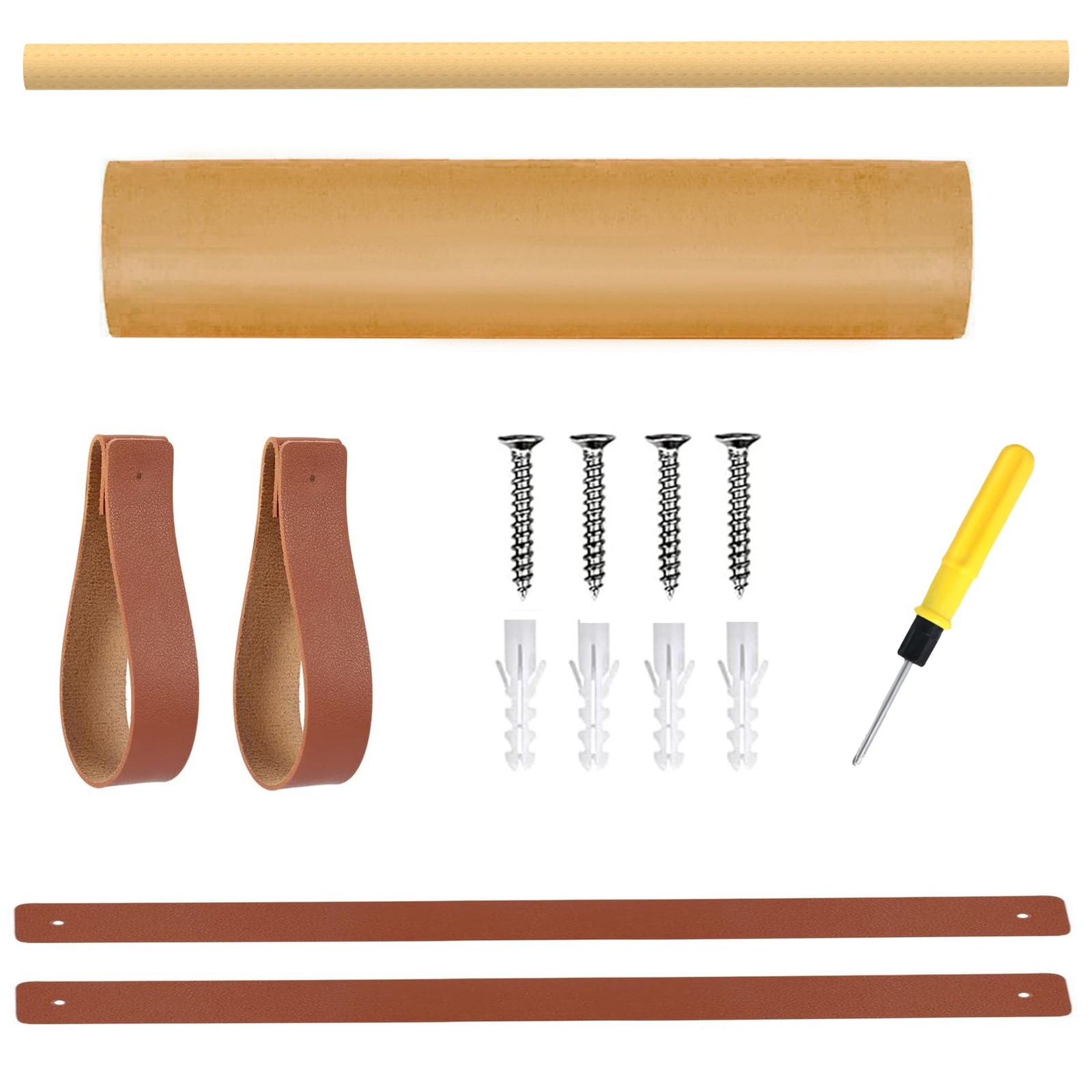 12" Butcher Paper Dispenser Brown Paper Roll Wall Hanging Holder 30 ...