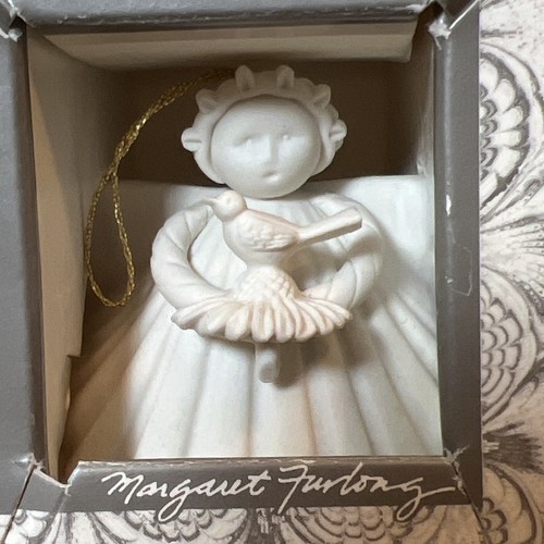 Pre-Owned 1999 Margaret Furlong Cone Flower & Gold Finch Angel , 3" | eBay