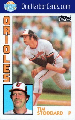 1984 Topps Baltimore Orioles Baseball Card #106 Tim Stoddard | eBay