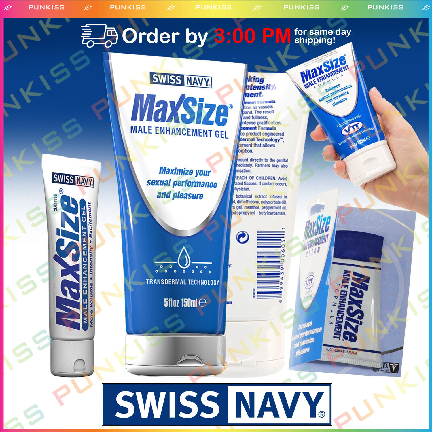 MAX Size Cream💋Male Performance Enhancement Gel Penis Firmness Lotion ...