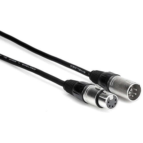 MR DJ 10 feet DMX105 5-pin 5-conductor XLR Male to Female DMX lighting ...