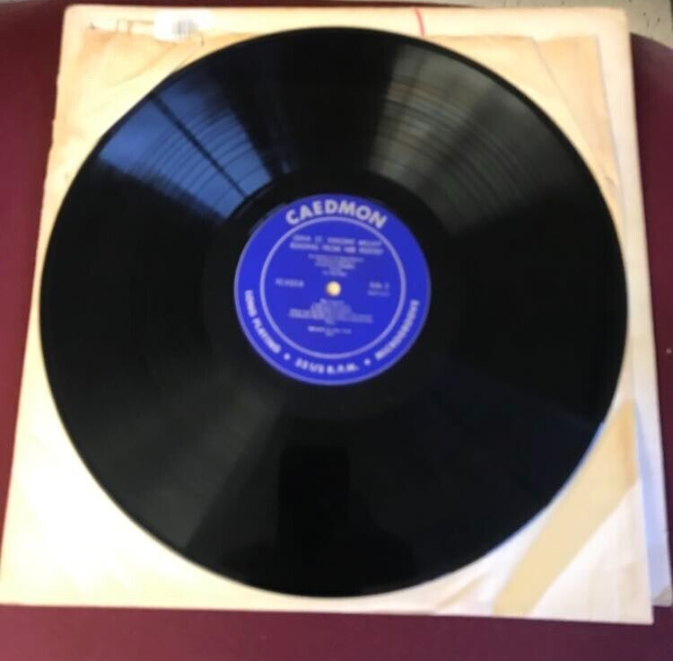 1961 EDNA ST VINCENT MILLAY READING POETRY CAMDEN MAINE CAEDMON RECORD ...