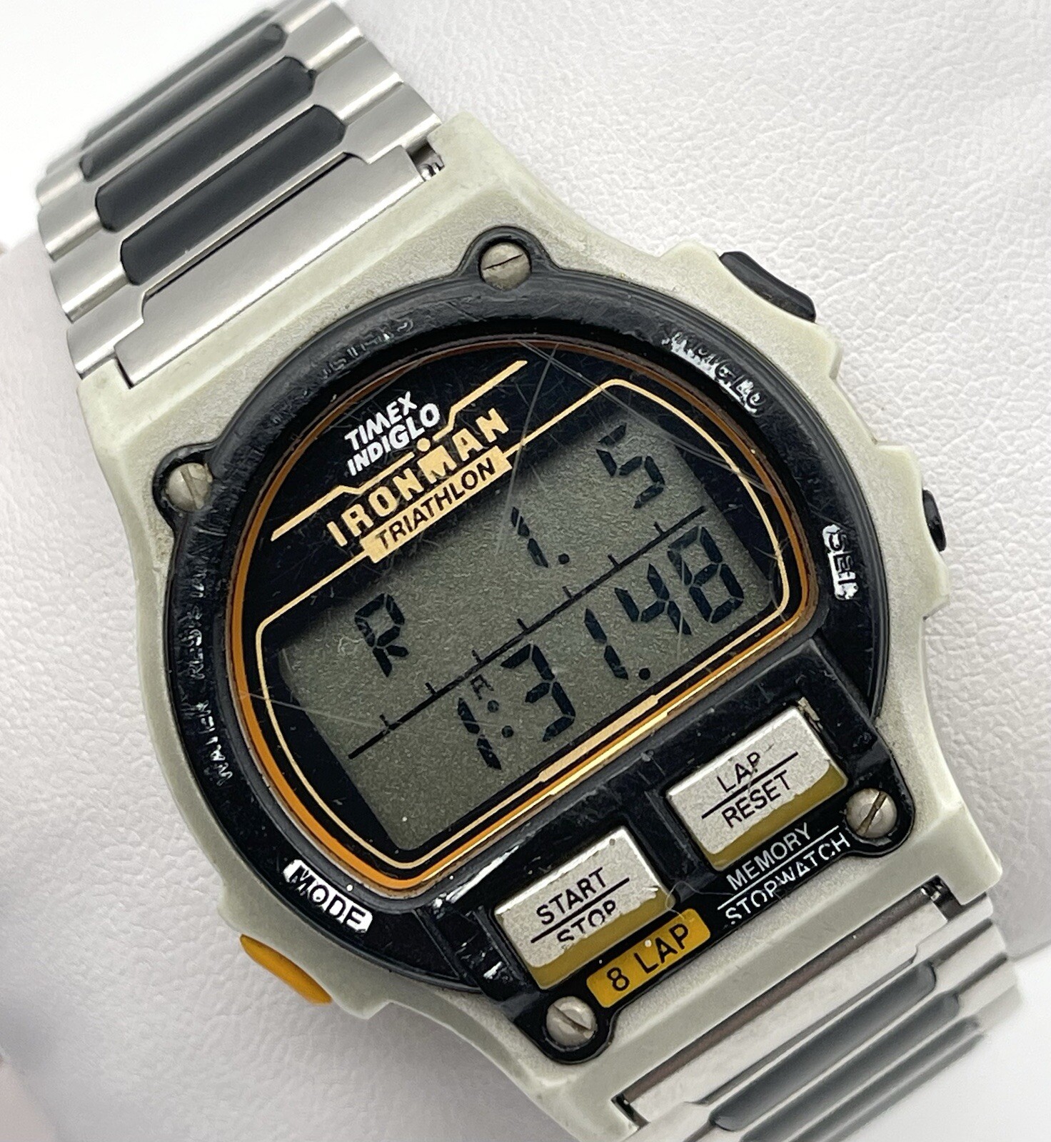 Vintage Timex 90s Ironman Triathlon Watch Mens Indigl… - Gem