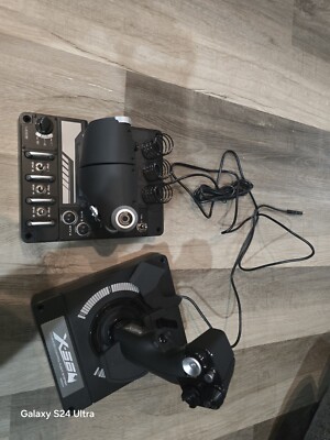 Logitech X56 H.o.t.a.s. RGB Throttle and Stick Simulation Controller ...