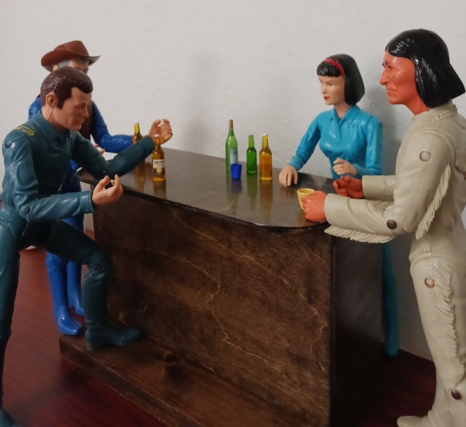 Marx Johnny West Bank Robbin' Stella!! Made in the USA!! | eBay