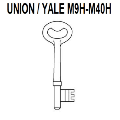 Union Yale 2 Lever Mortice Keys - M9H - M39H Pre Cut Mortice Key TS123 ...