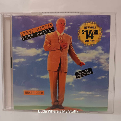 STEVE MARTIN - PURE DRIVEL - 1998 CD AUDIO CDS READ FROM HIS BOOK "Pure ...