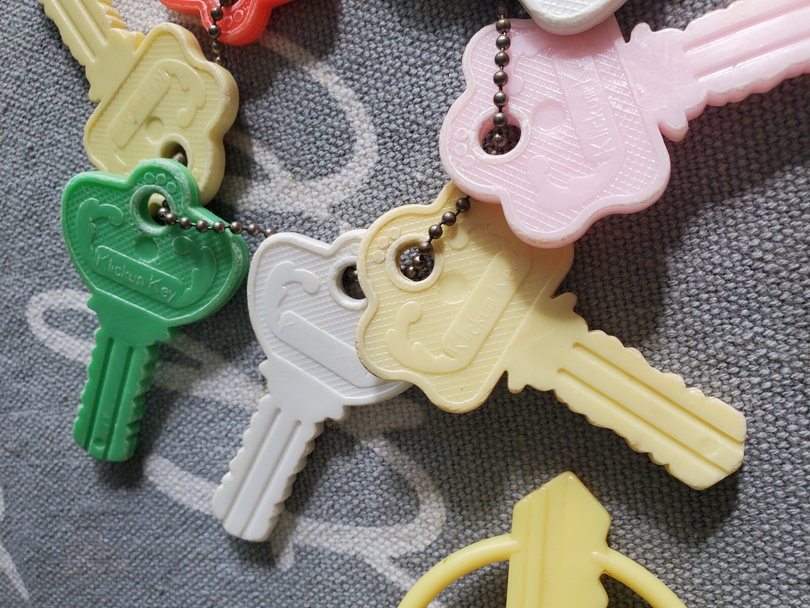 Vintage Pla-key & Klickum Key Plastic Baby Keys 2 Sets | eBay