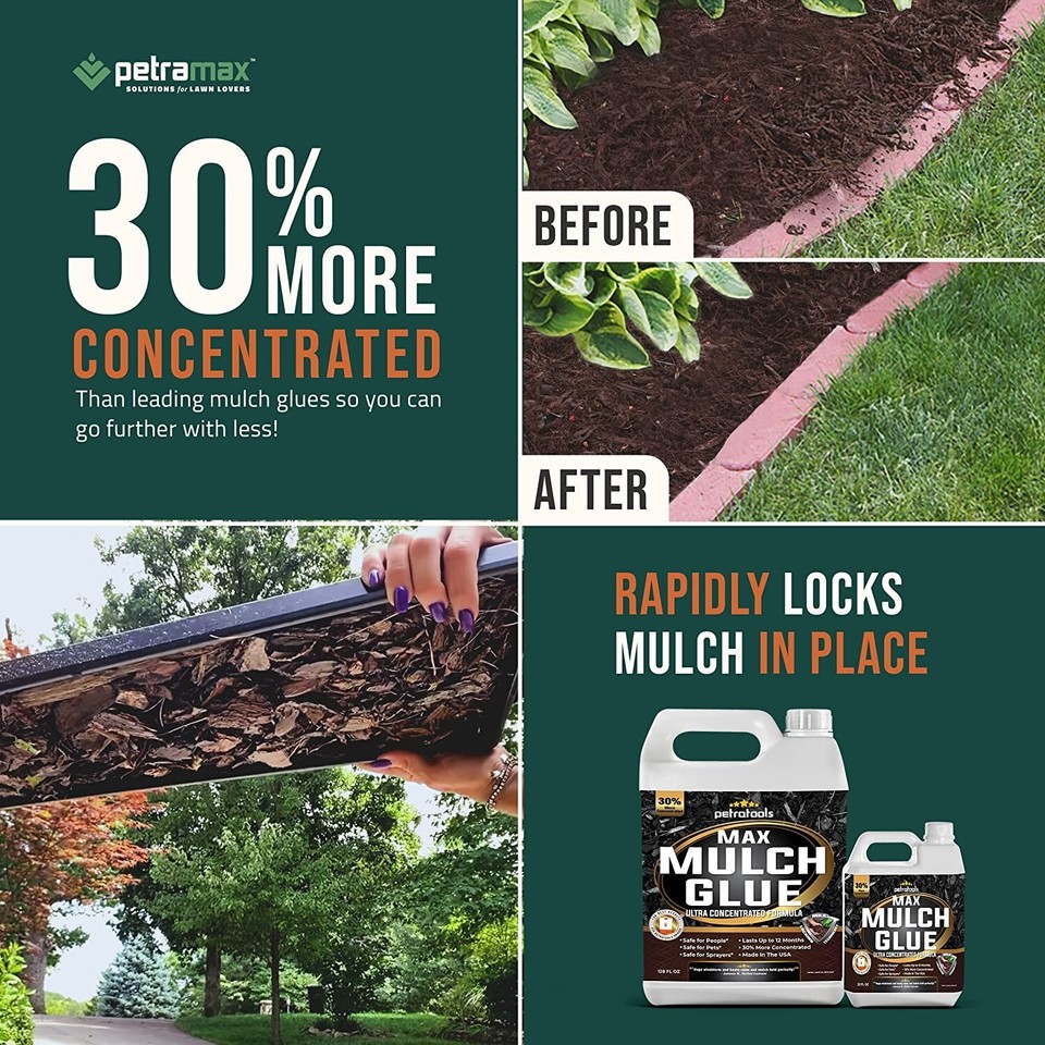 Landscape Adhesive Mulch Glue For Small Gravel and Pebble Stabilization ...