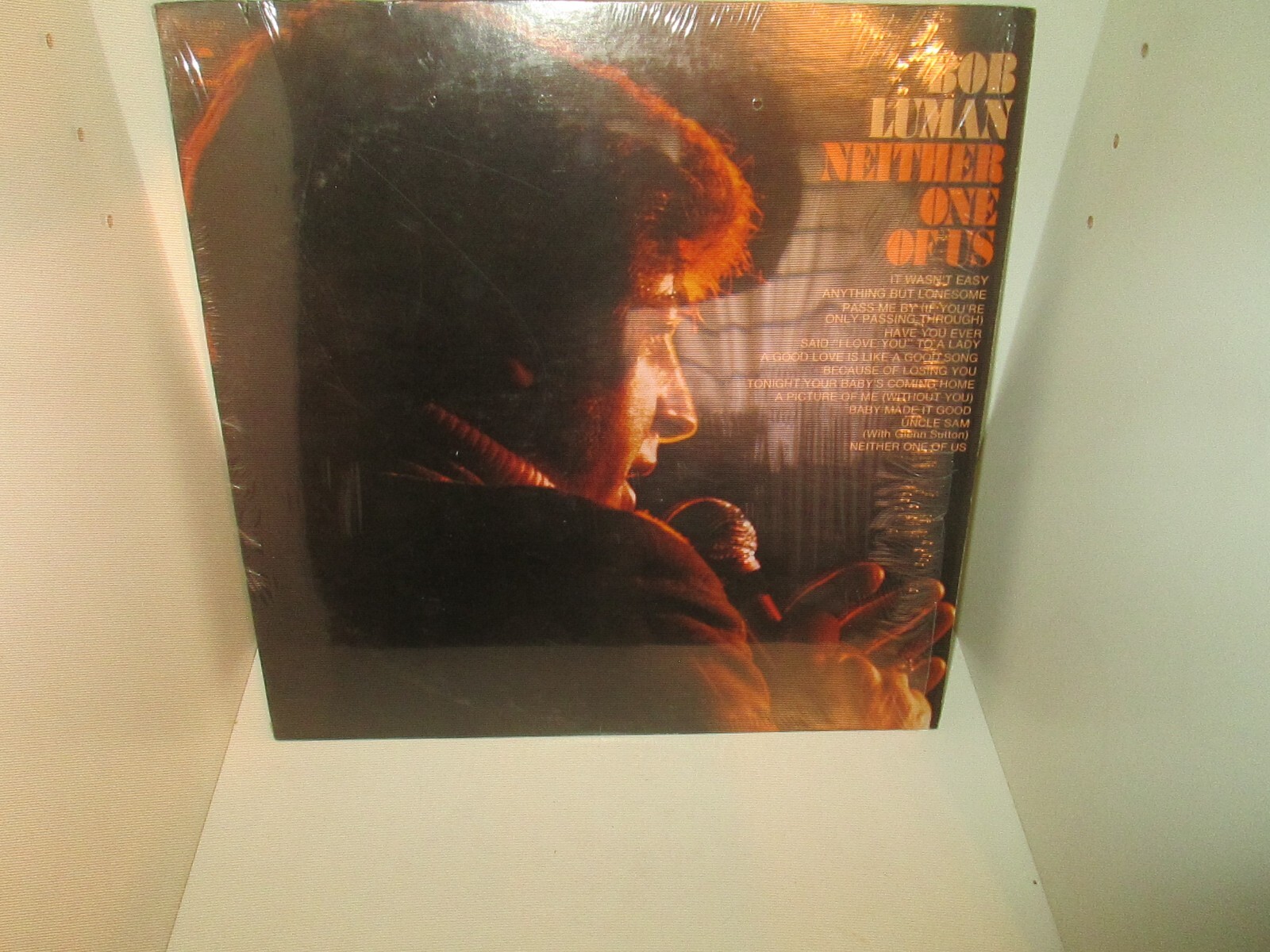 BOB LUMAN - NEITHER ONE OF US rare Lp Album Glenn Sutton 12 song 1973 ...