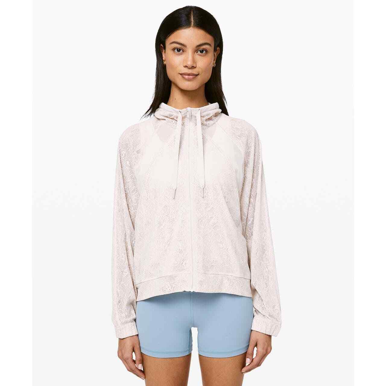 LULULEMON In Depth Lace Jacket in Light Chrome Ivory … - Gem