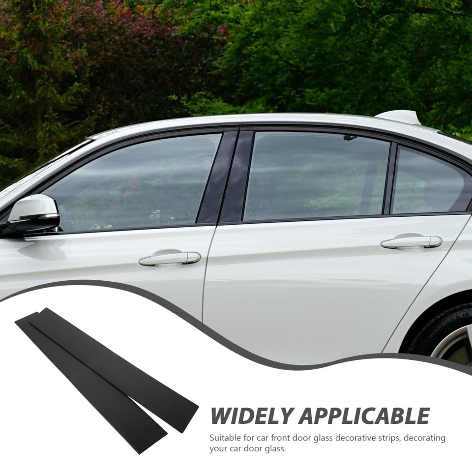 Windshield Strip Car Door Protectors Guards Window Seal Black Plastic ...