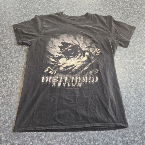 Disturbed Asylum T Shirt Size Medium Faded 2012 Used | eBay