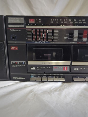 Vtg Panasonic RX-CW26 Boombox Stereo Radio Cassette Player 80s | eBay