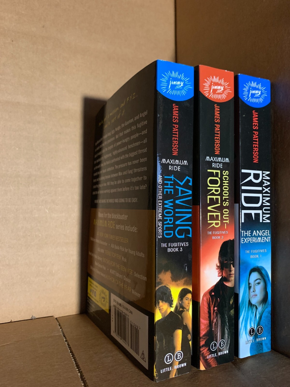 Maximum Ride 1-3 set Maximum Ride, School's Out Forever, Saving the ...