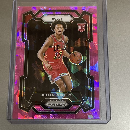 2023 Panini Prizm Julian Phillips Pink Cracked Ice Rookie RC #125 ...