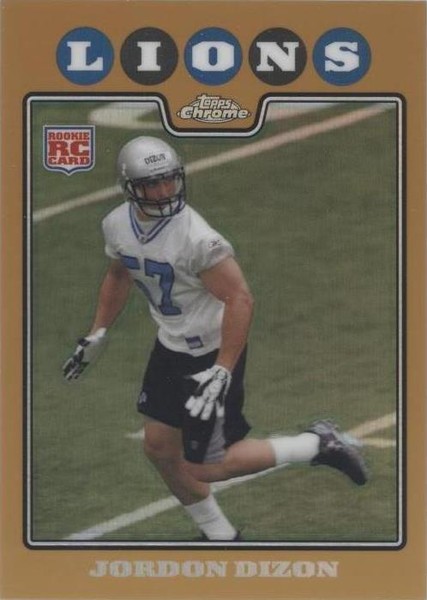 2008 Topps Chrome - Gold Refractor #TC257 Jordon Dizon /199 (RC) for ...