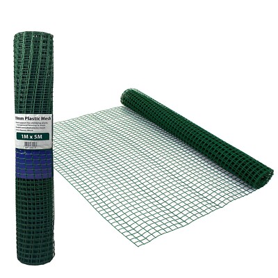 1M x 5M Heavy Duty Plastic Mesh Fencing Garden Fruit Vegetable Flexible ...