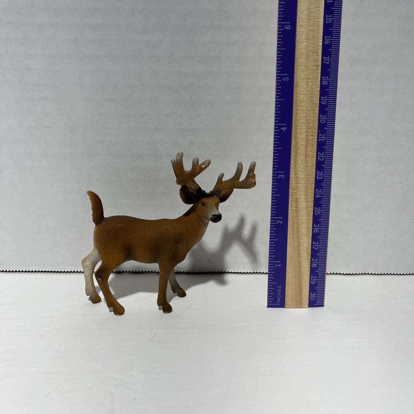 Schleich 2002 White Tail Deer Buck Antlers Wildlife Figure Toy 14253 ...