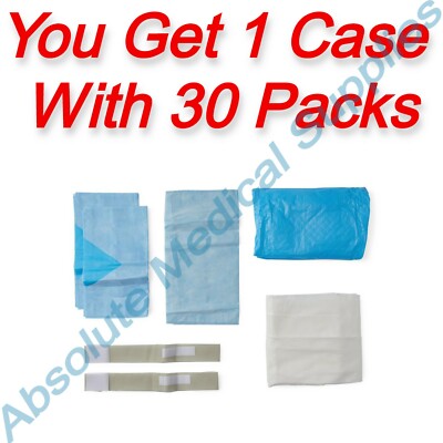 *30-Pack* Medline QuickSuite Super-Absorbent O.R. Clean-Up Kit ...