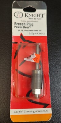 Knight Inline Power Stem Breech Plug 45, 50, 52 For Loose Powered Only ...