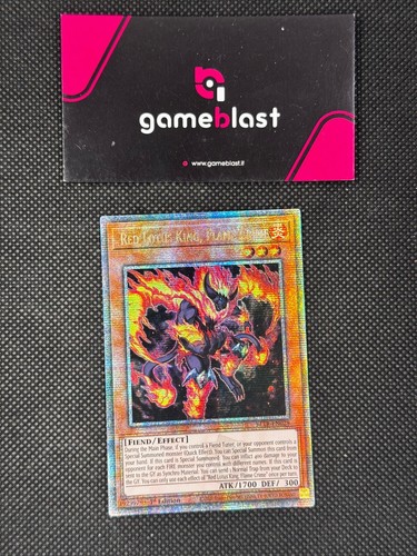 Yu-Gi-Oh! Red Lotus King, Flame Crime (V.2 - Quarter Century Secret ...