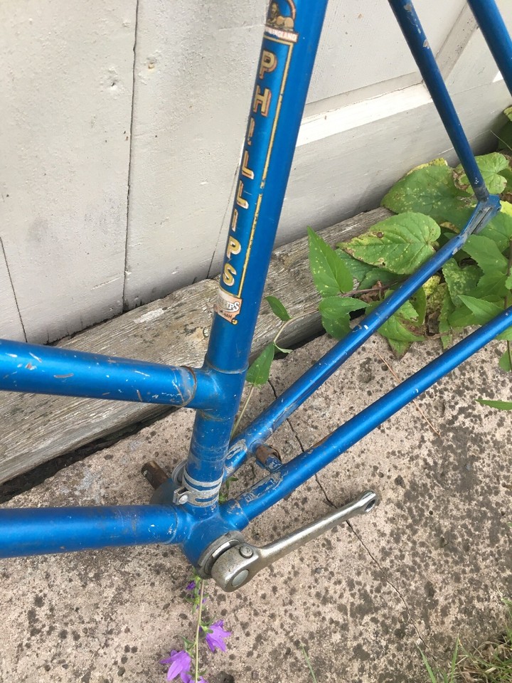 PHILLIPS Nottingham BICYCLE Frame MADE IN ENGLAND VINTAGE BIKE FRAME | eBay